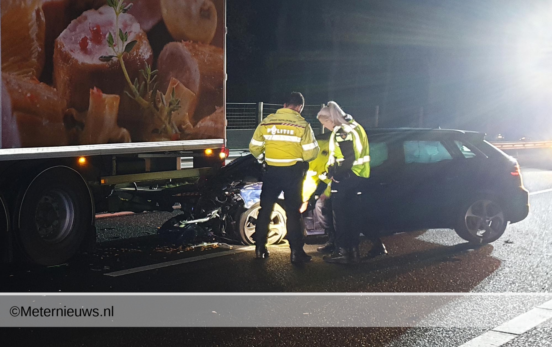 Ernstig ongeval N33 Gieten (Video)