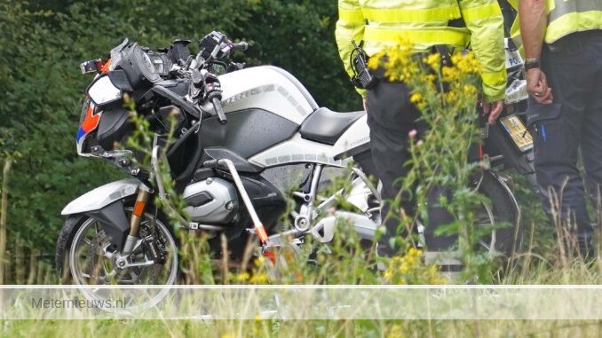 Motoragent gewond bij aanrijding N48 Zuidwolde